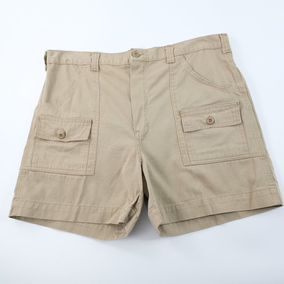 Gung Ho | Shorts | Vintage Gung Ho Khaki Tan Cargo Shorts Made In ...